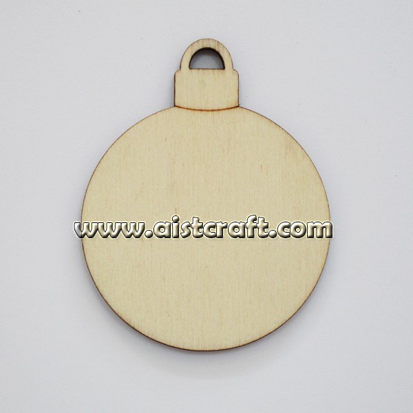 Wooden shape Bauble