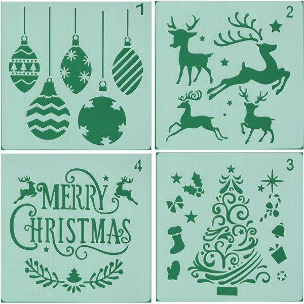Stencils Set 4 pcs