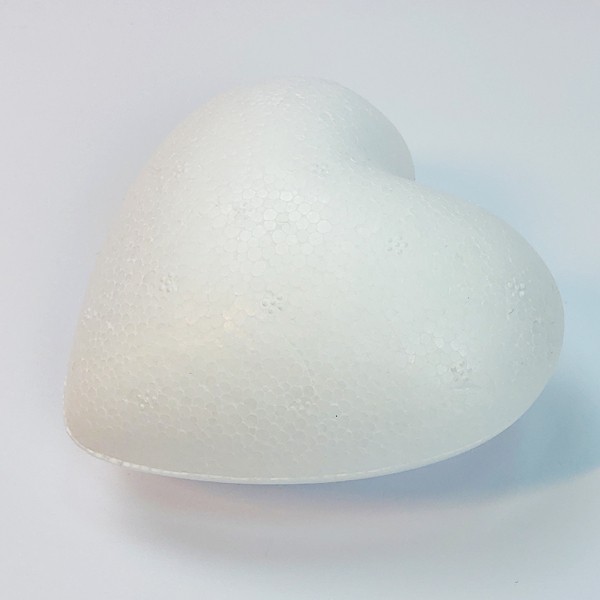 Styrofoam heart 9 cm