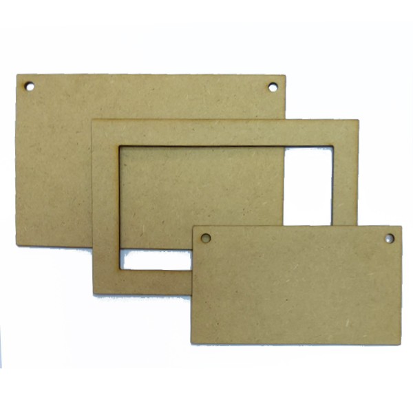 HDF pendant frame for decoration Set