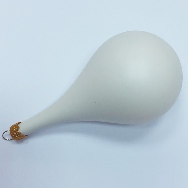 Plastic bauble tear drop 11 cm