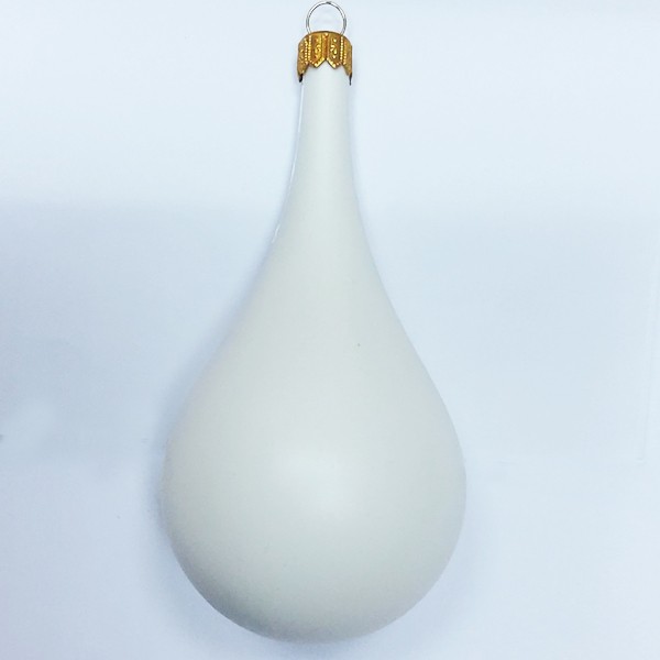Plastic bauble tear drop 11 cm