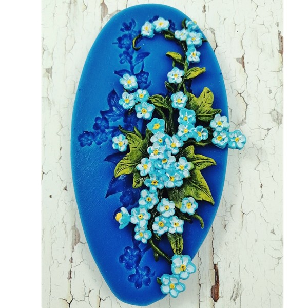 Silicone mold Forget-me-nots