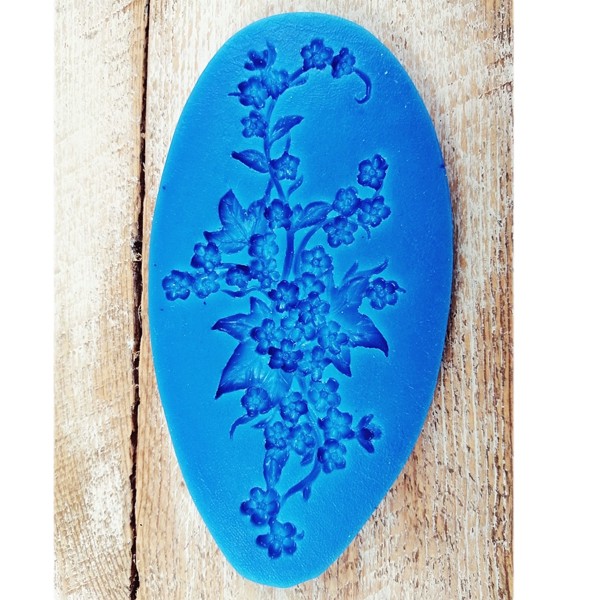 Silicone mold Forget-me-nots
