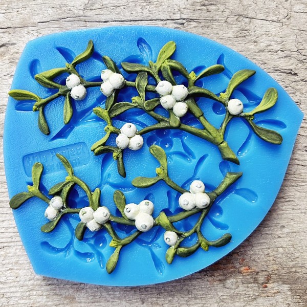 Silicone mold Mistletoe