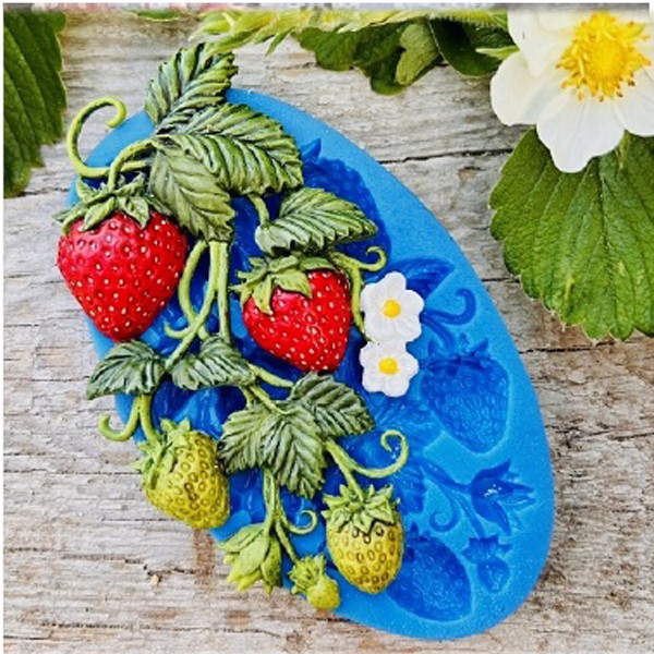 Silicone mold Strawberry